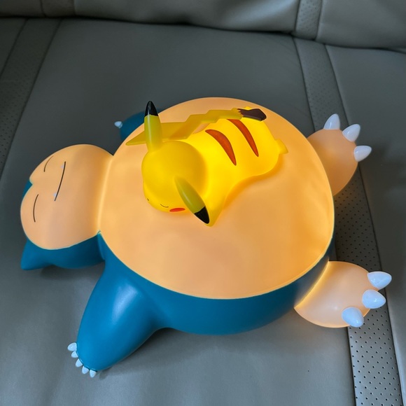 Pokemon | Toys | Pokmon Snorlax And Pikachu Light Up Statue | Poshmark
